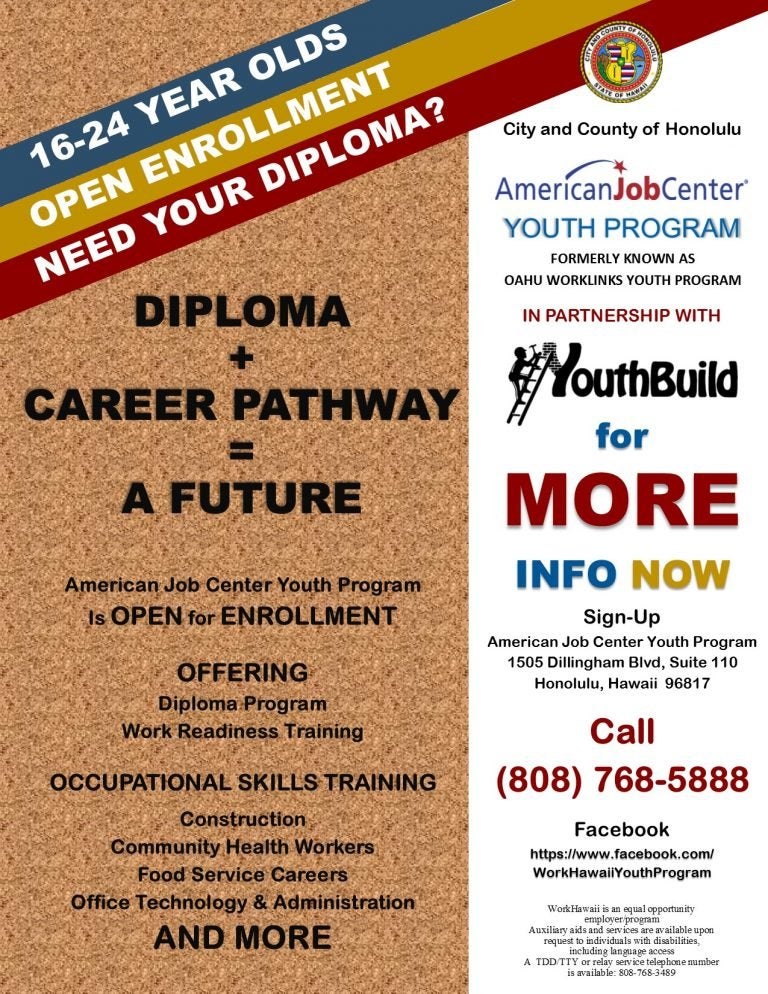YouthBuild Honolulu | YouthBuild working in partnership with American ...